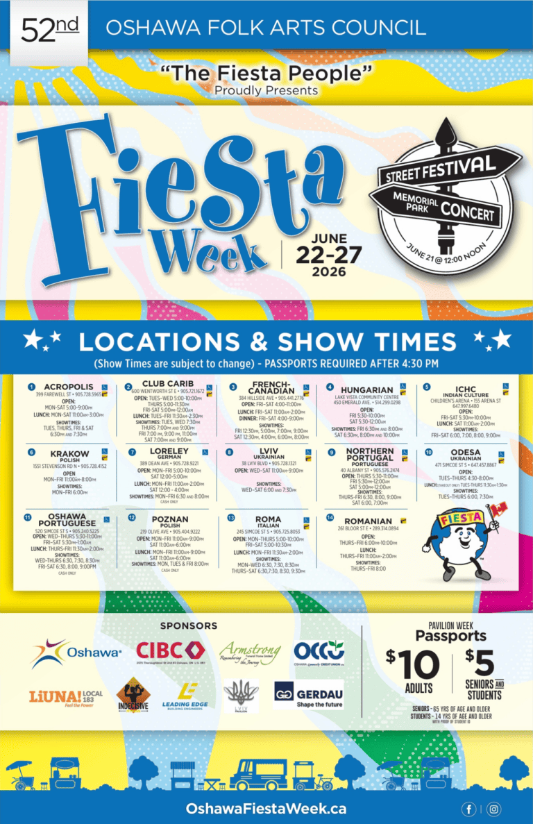 The 2026 Fiesta Week Pavilion Schedule Is Here! - OFAC